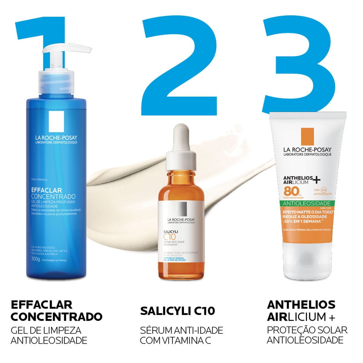 Anthelios Airlicium FPS80 antioleosidade | La Roche-Posay